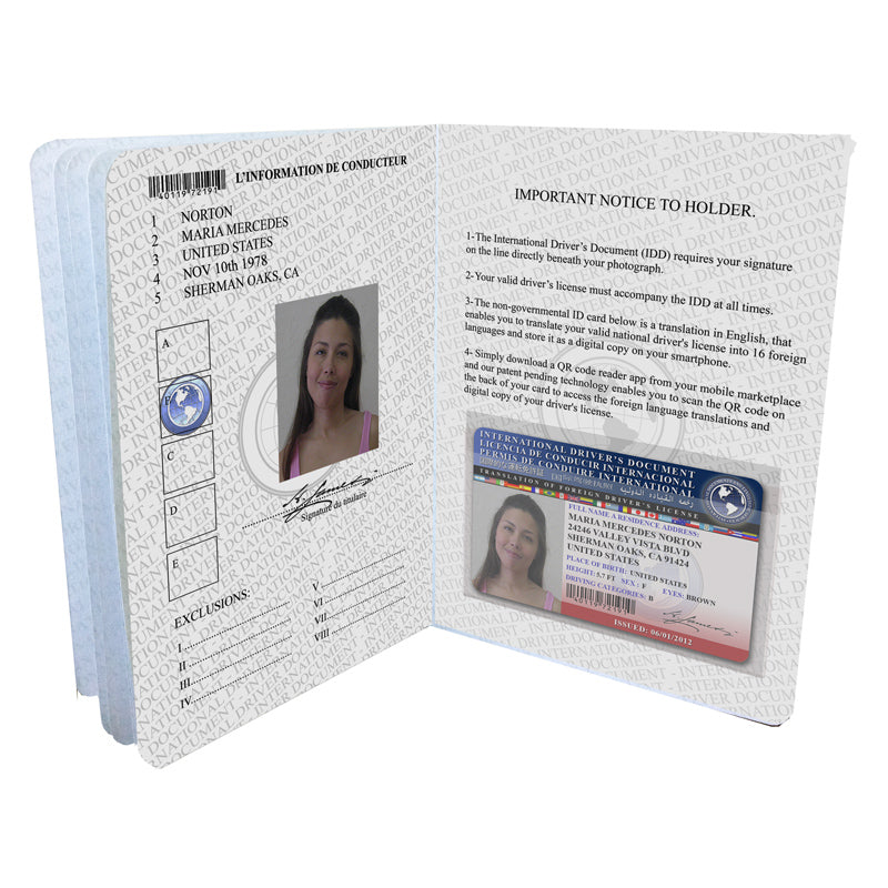 The International Driving Permit of IDL Services Inc.